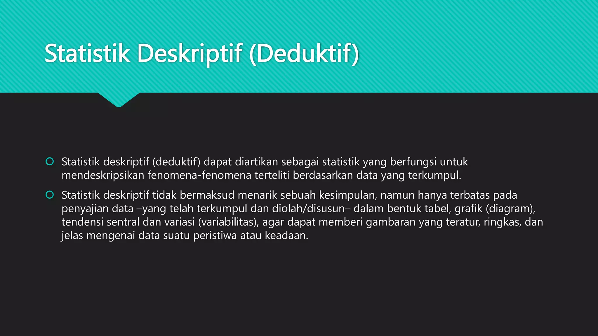 Pengantar Statistika Pendidikan | PPTX