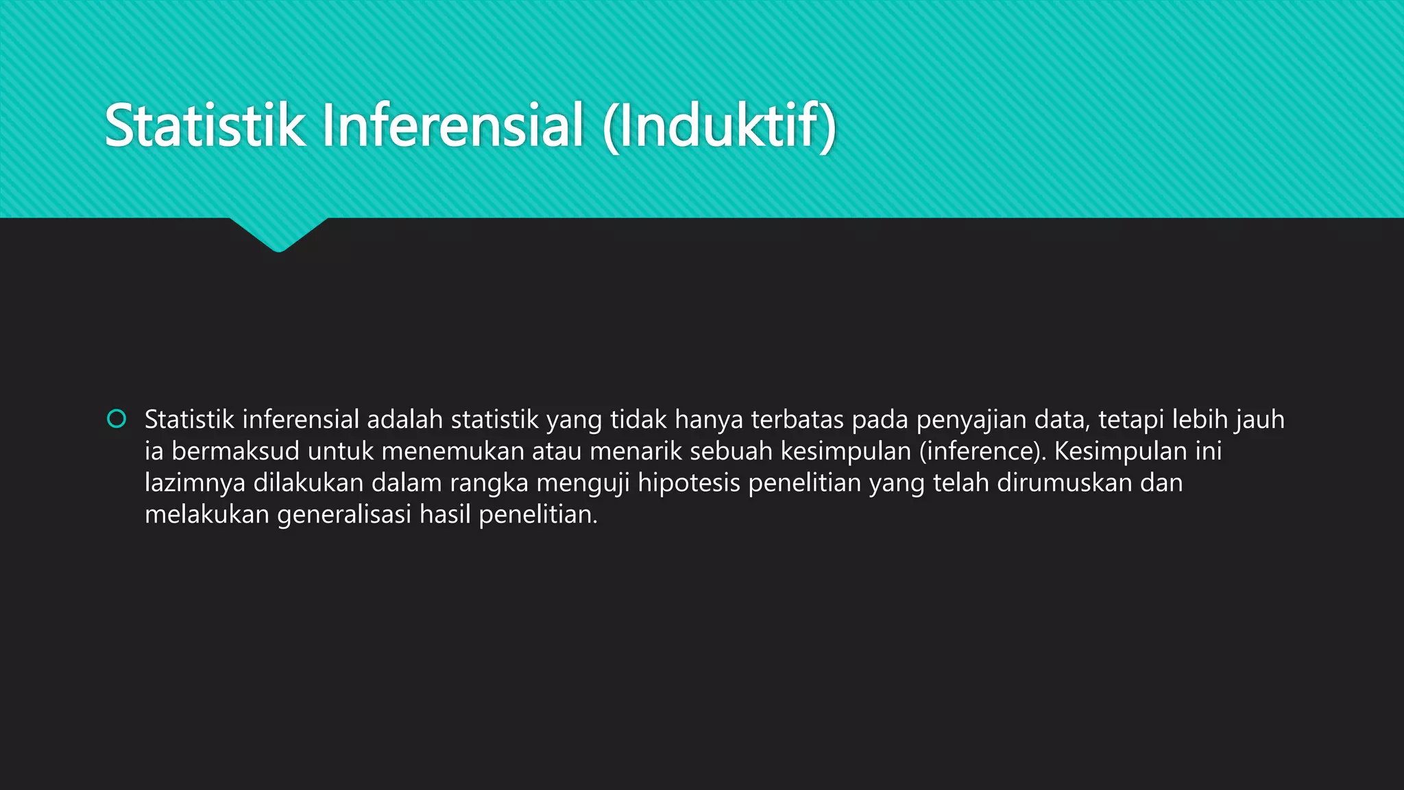 Pengantar Statistika Pendidikan | PPTX