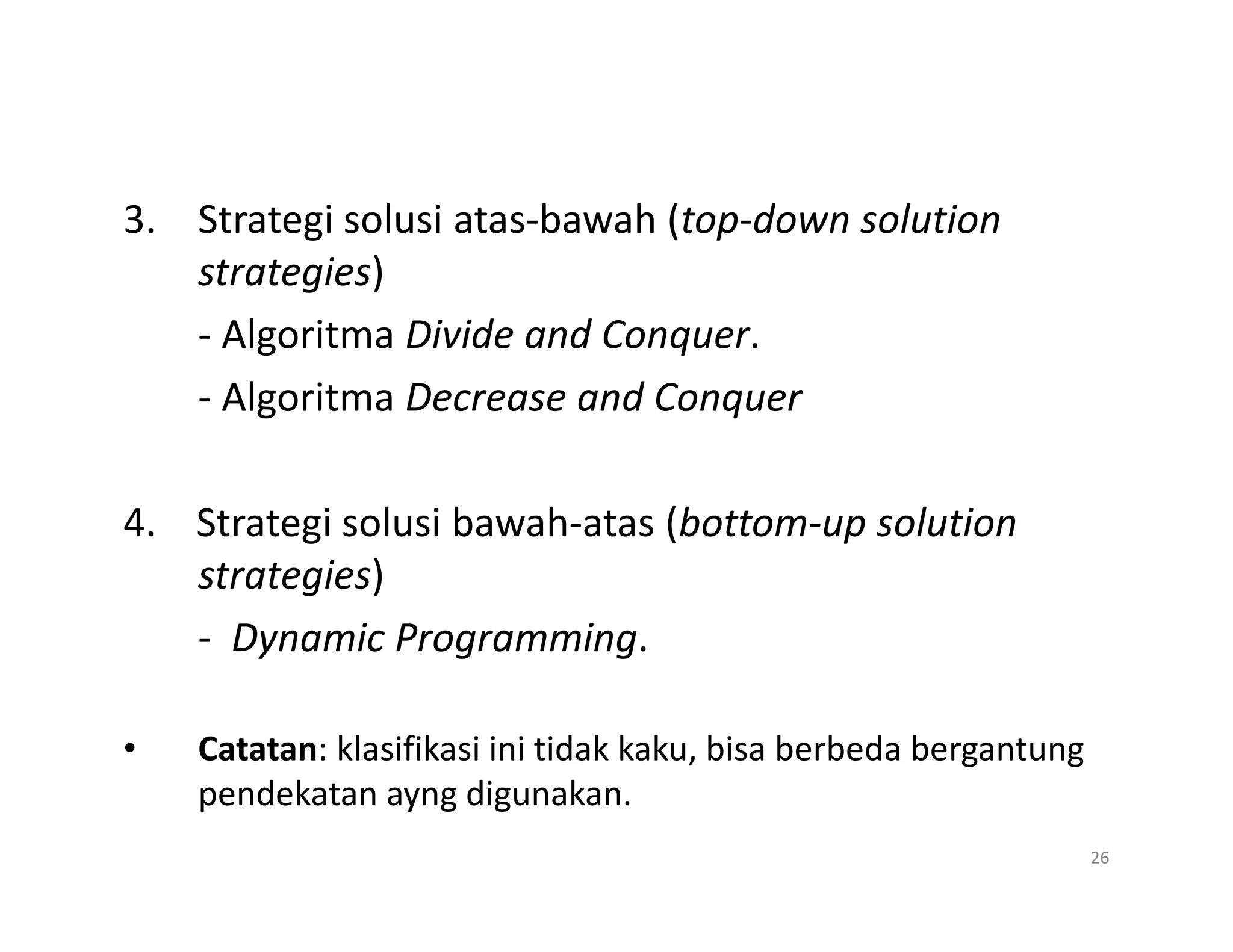 Pengantar strategi algoritma (2015) | PDF