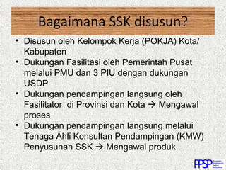 Pengantar Strategi Sanitasi Kab/Kota (SSK) | PPT