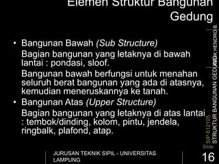 Pengantar Struktur Bangunan Gedung | PPTX