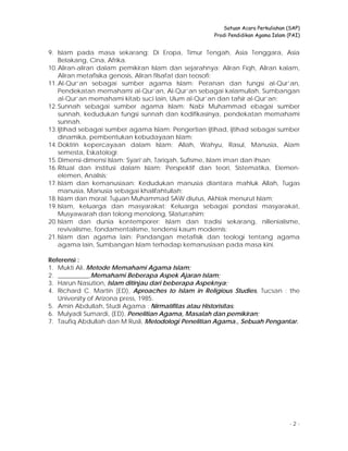 Pengantar studi islam | PDF