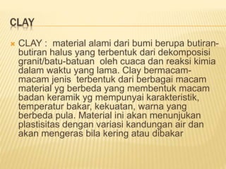 Pengantar teknologi keramik | PPTX
