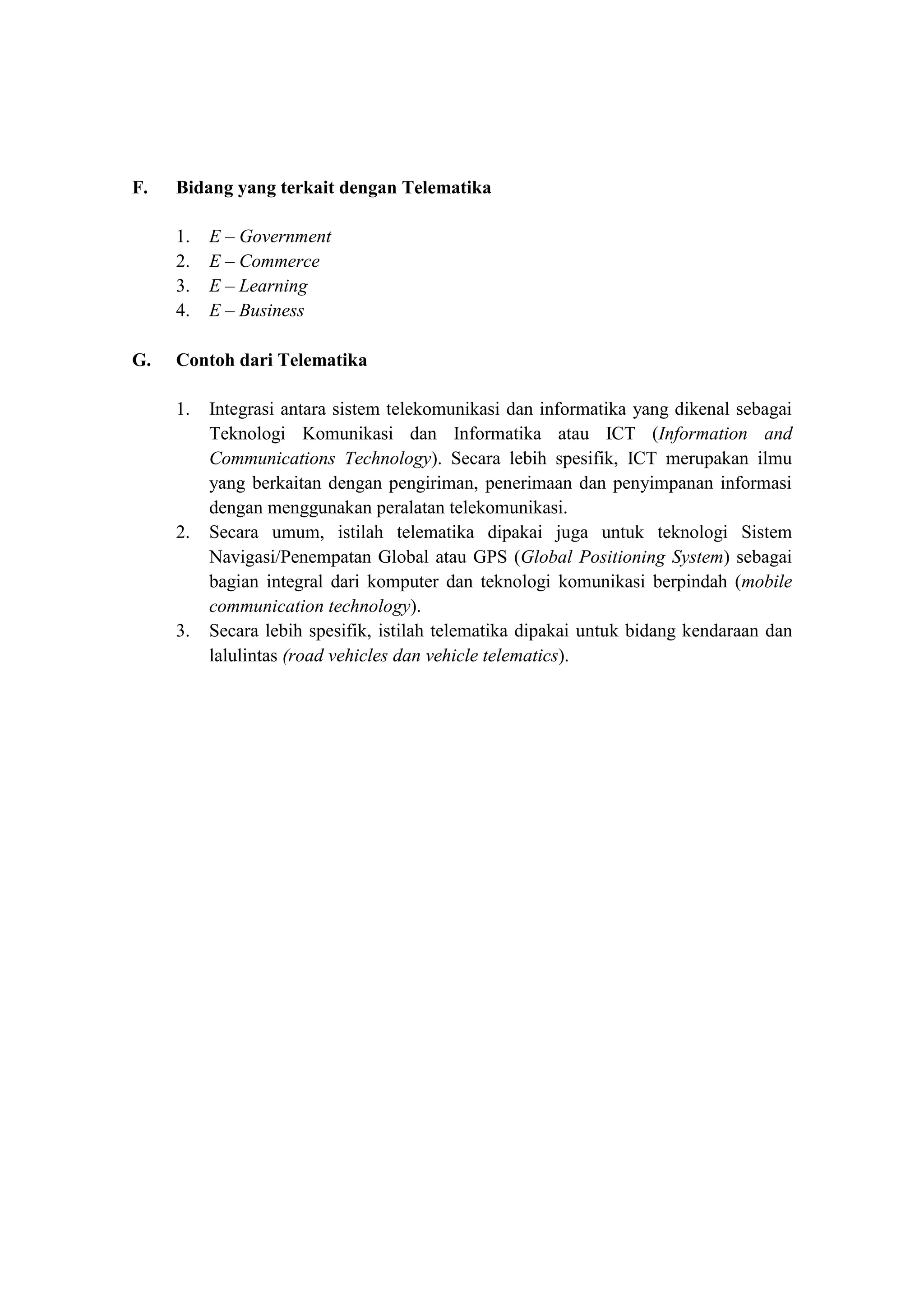 Pengantar telematika | PDF