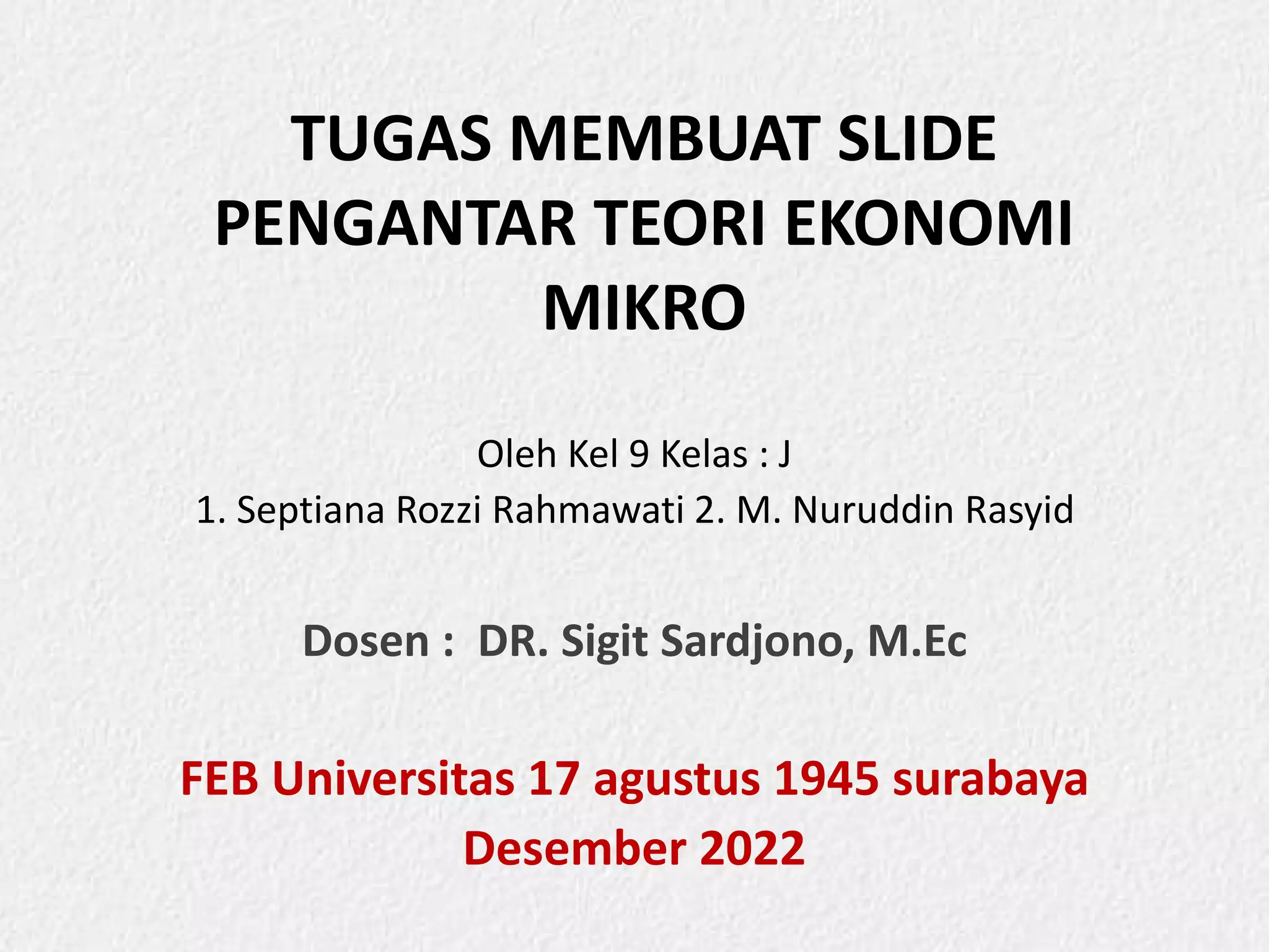 PENGANTAR TEORI EKONOMI MIKRO KELOMPOK 9.pptx