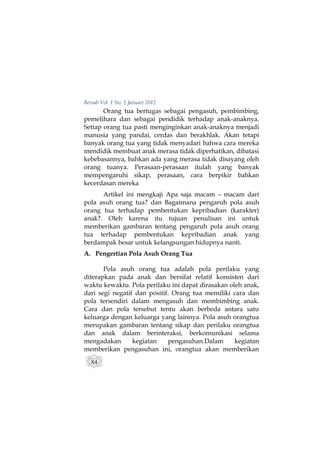 Pengaruh pola-asuh-orangtua-terhadap-pembentukan-kepribadian | PDF