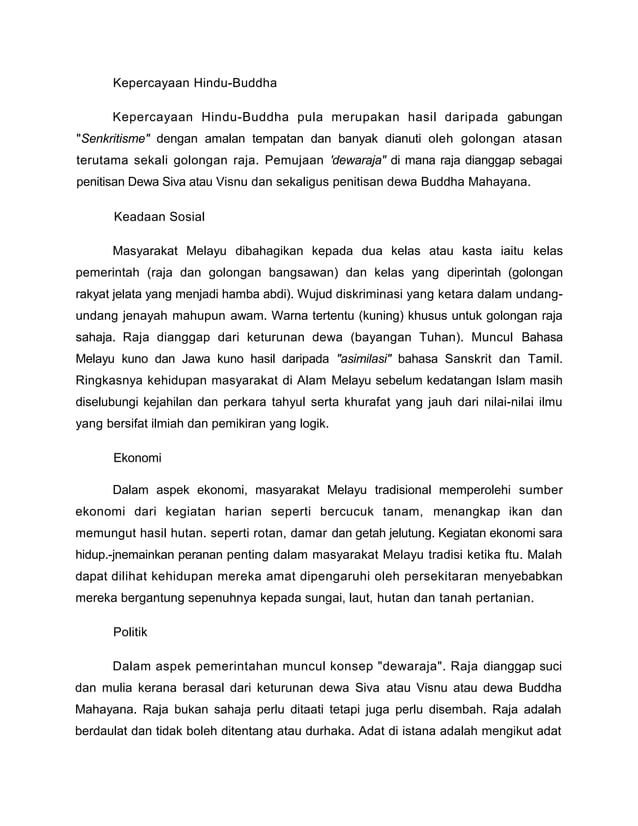 Pengaruh islam di alam melayu | DOC