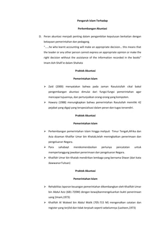 Pengaruh Islam Terhadap Docx