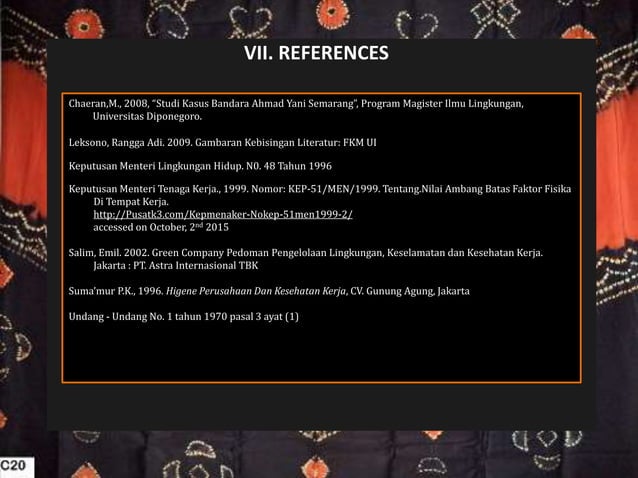 Pengaruh kebisingan terhadap kesehatan dan keselamatan pekerja di bandar udara syamsudin noor ...