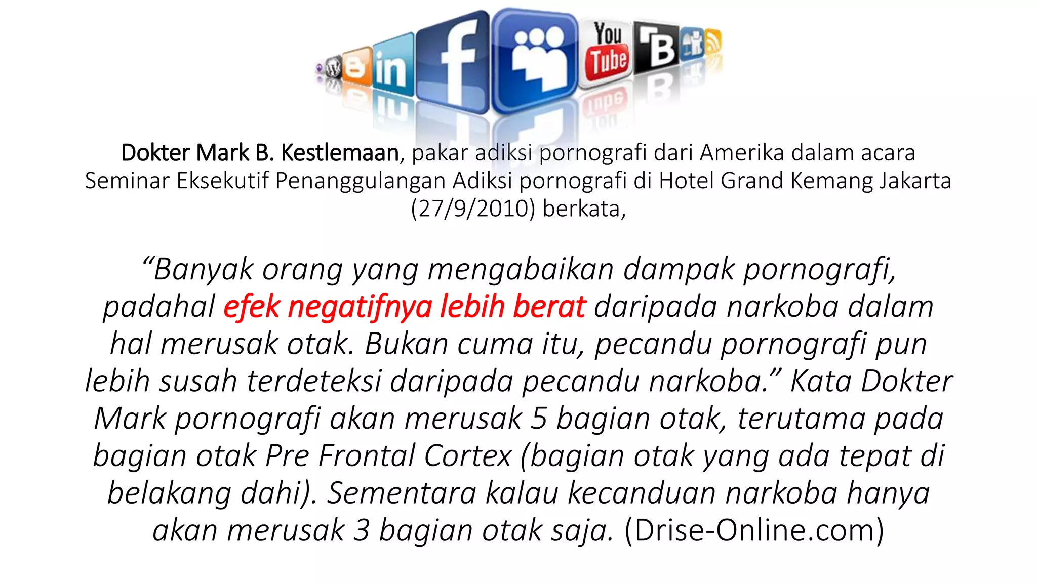 Pengaruh media sosial sebagai pemicu penyimpangan fitrah seksualitas | PPTX