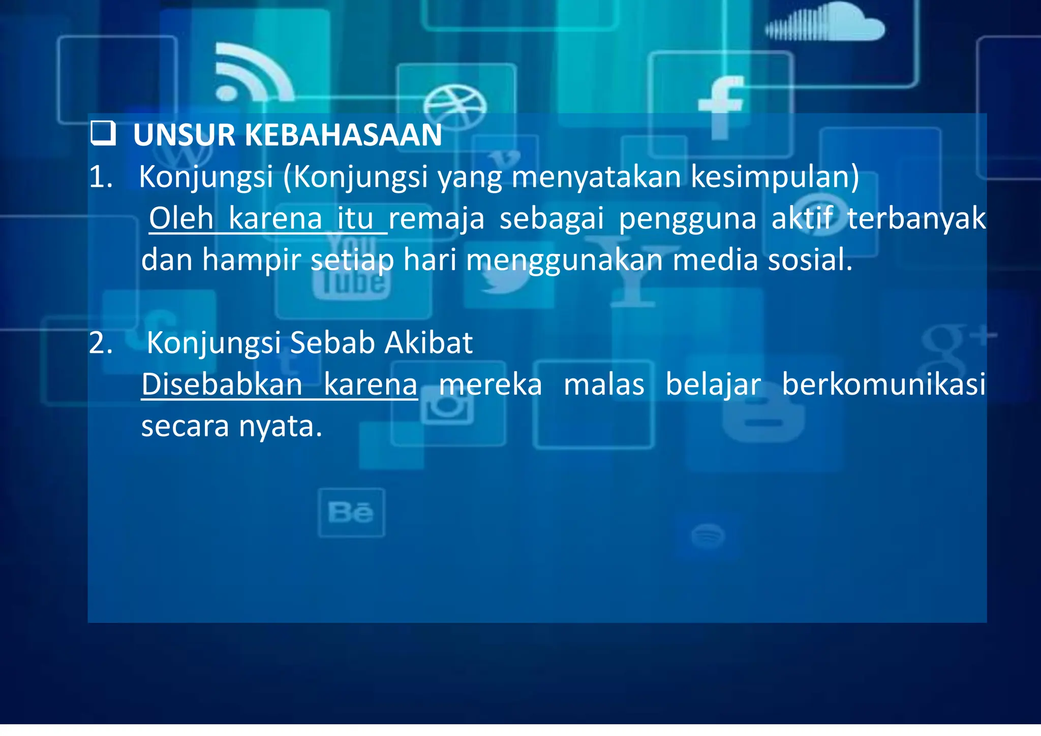 Pengaruh media sosial bagi kalangan remaja | PPT