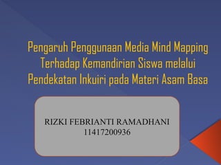 Pengaruh Penggunaan Media Mind Mapping Terhadap Kemandirian Siswa ppt rizki.pptx