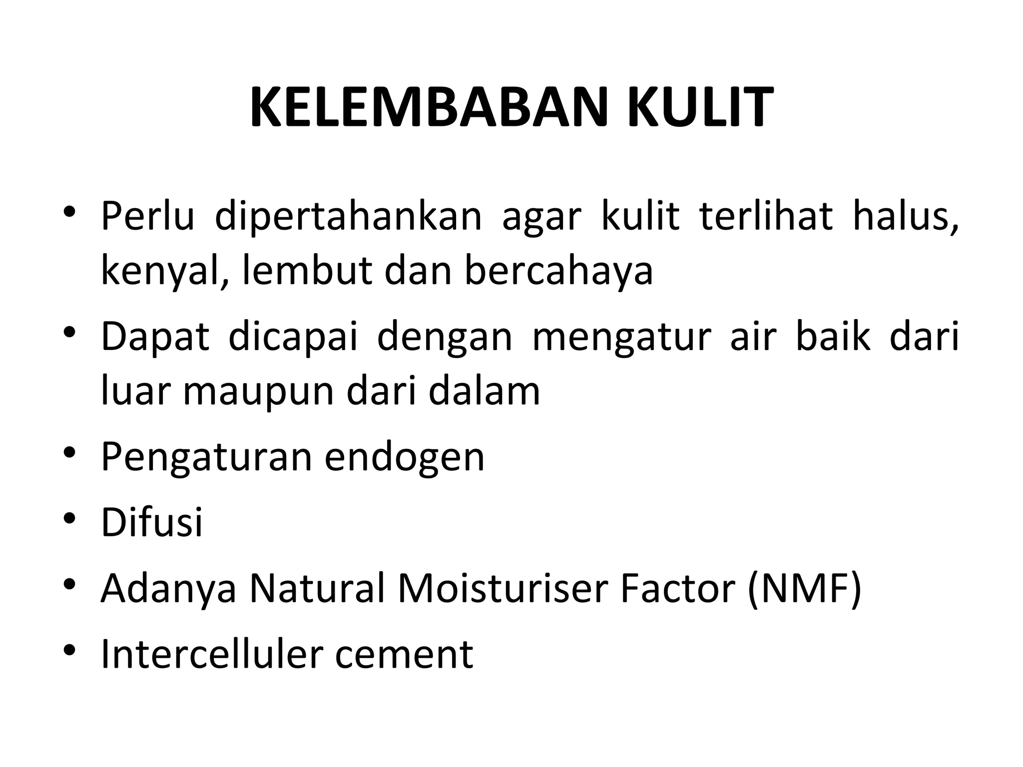 Pengaruh sinar matahari pada kulit (modul kulit dan jaringan penunjang) | PPT