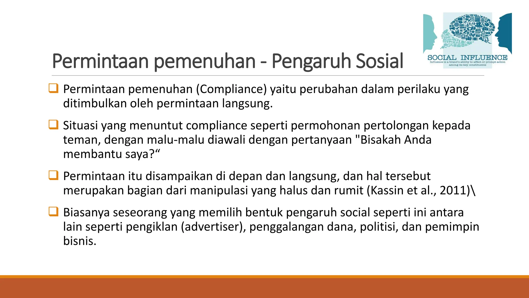 Pengaruh Sosial dalam psikologi sosial masyarakat | PDF