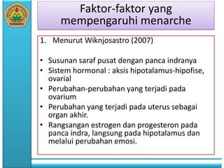 Pengaruh status gizi dengan menarche | PPTX