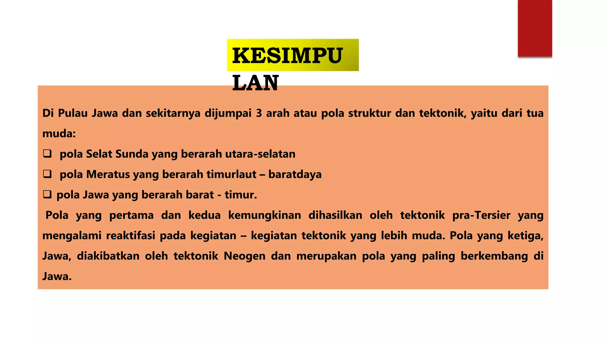 Pengaruh tektonik regional terhadap pola struktur dan tektonik jawa ...