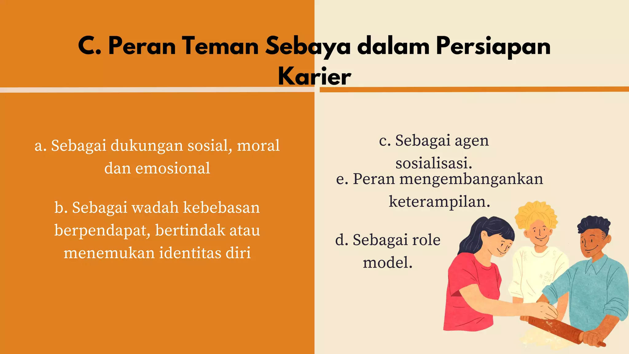 PENGARUH TEMAN SEBAYA DALAM UPAYA PERSIAPAN KARIR.pptx