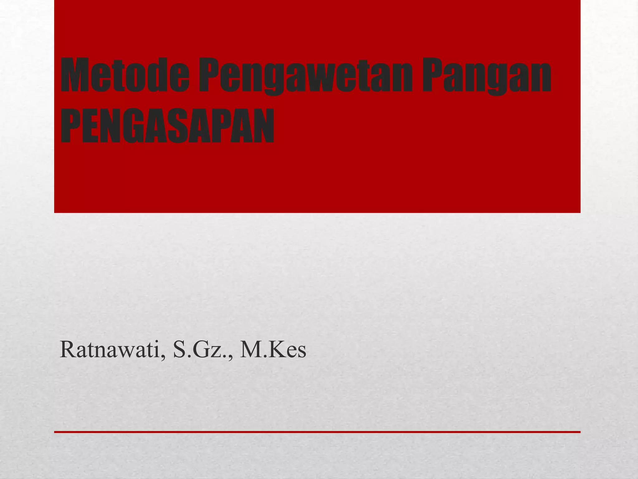 Pengasapan | PPT
