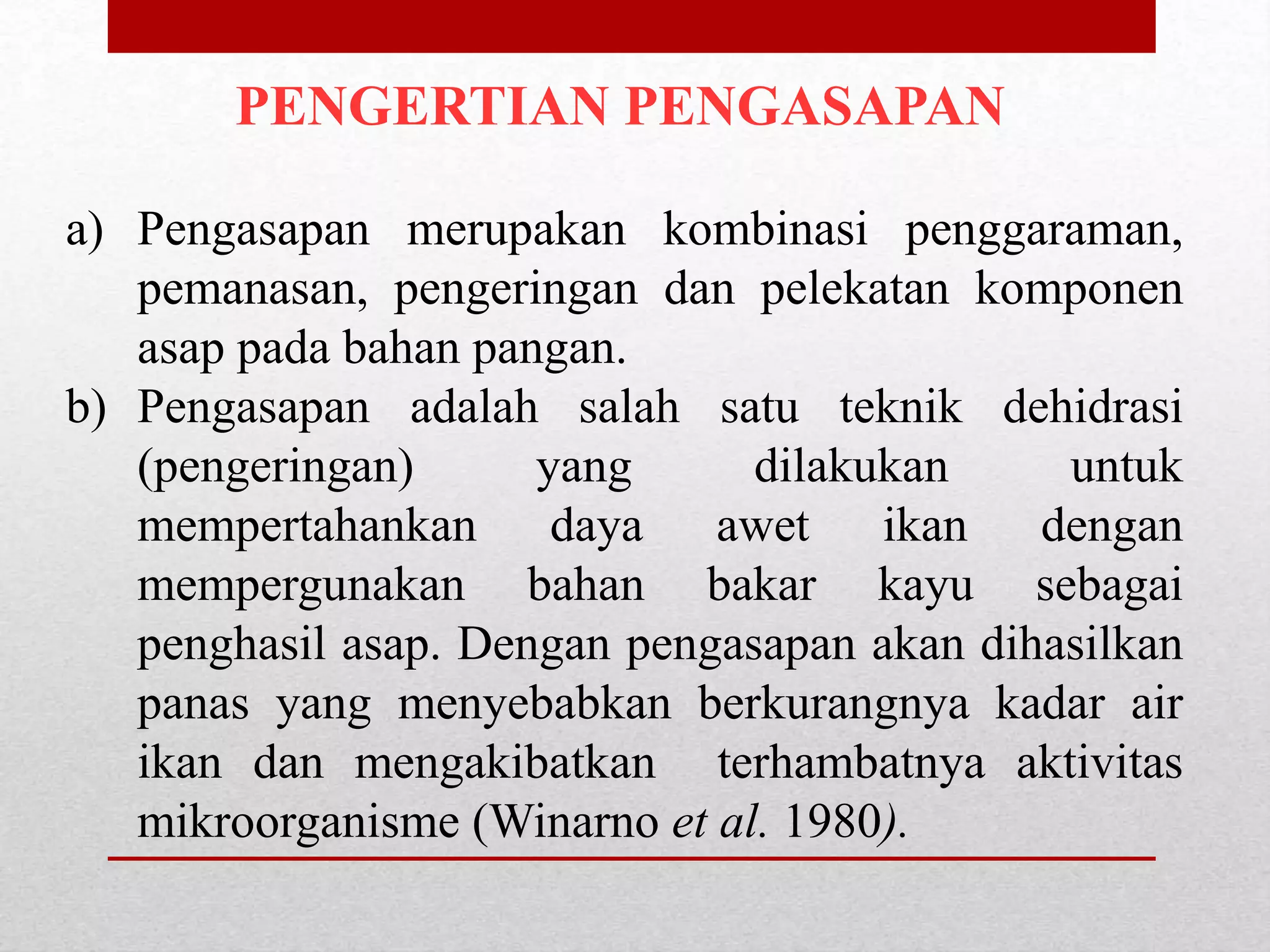 Pengasapan | PPT