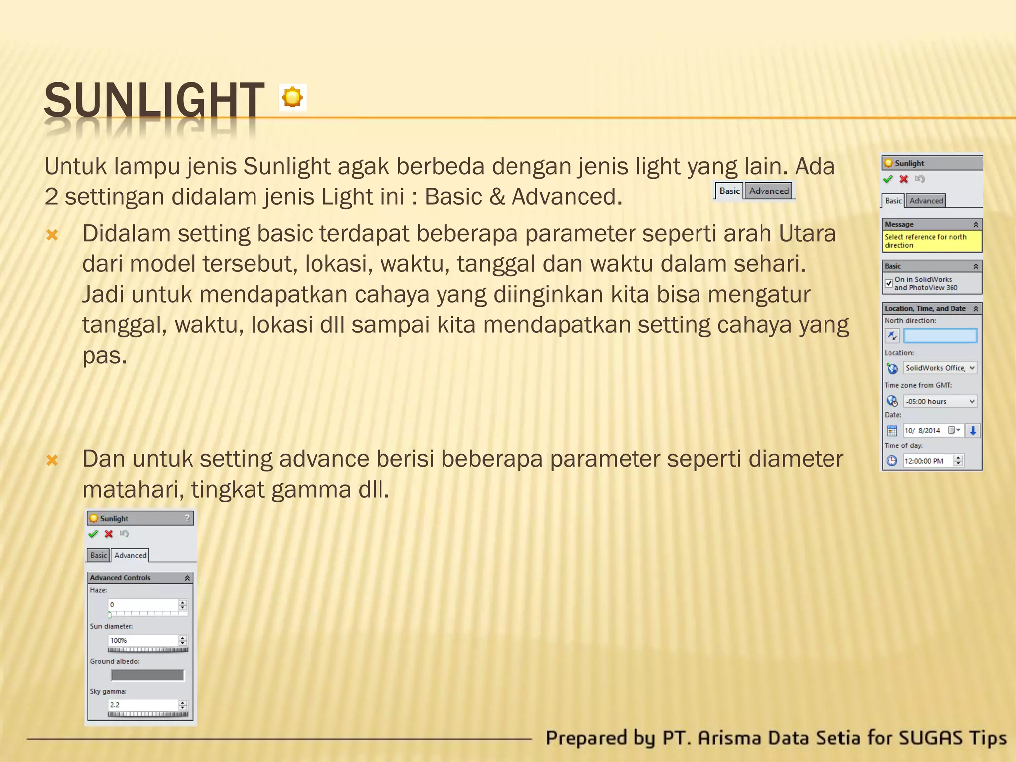 Pengaturan lighting photoview 360 | PPT