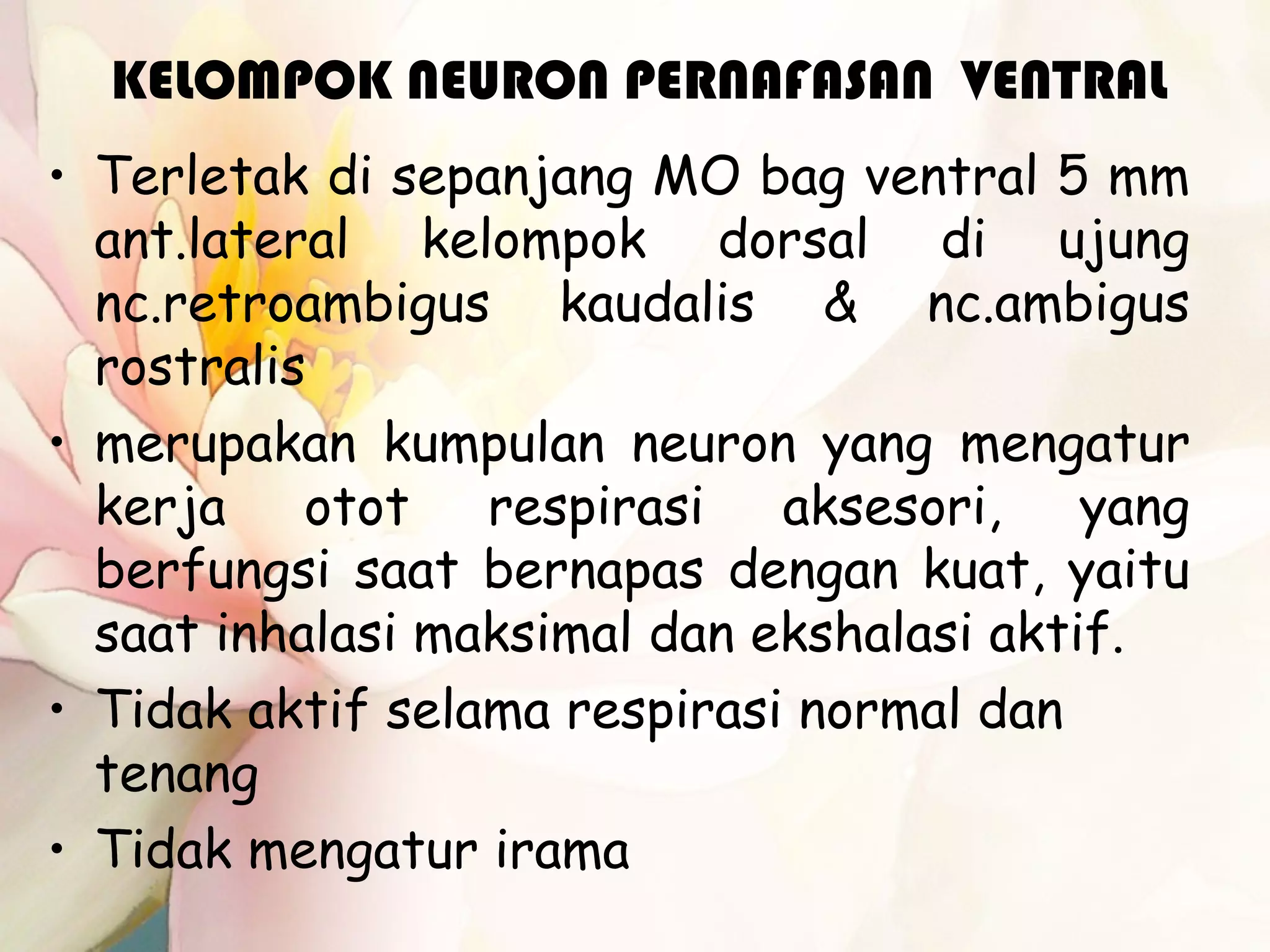 Pengaturan pernafasan | PPT