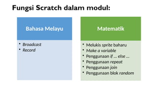 Pengaturcaraan Scratch dalam Modul Aplikasi TMK Tahap 2.pptx