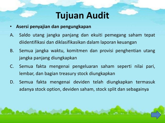 Pengauditan siklus investasi pendanaan | PPTX