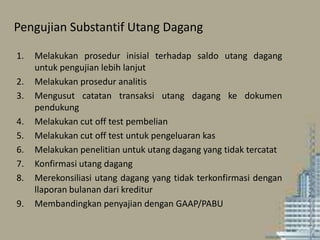 Pengauditan siklus pengeluaran | PPTX