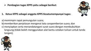 PENGAWASAN ANGGOTA KPPS DAN MEMAHAMI ALUR KERJA KPPS.pptx