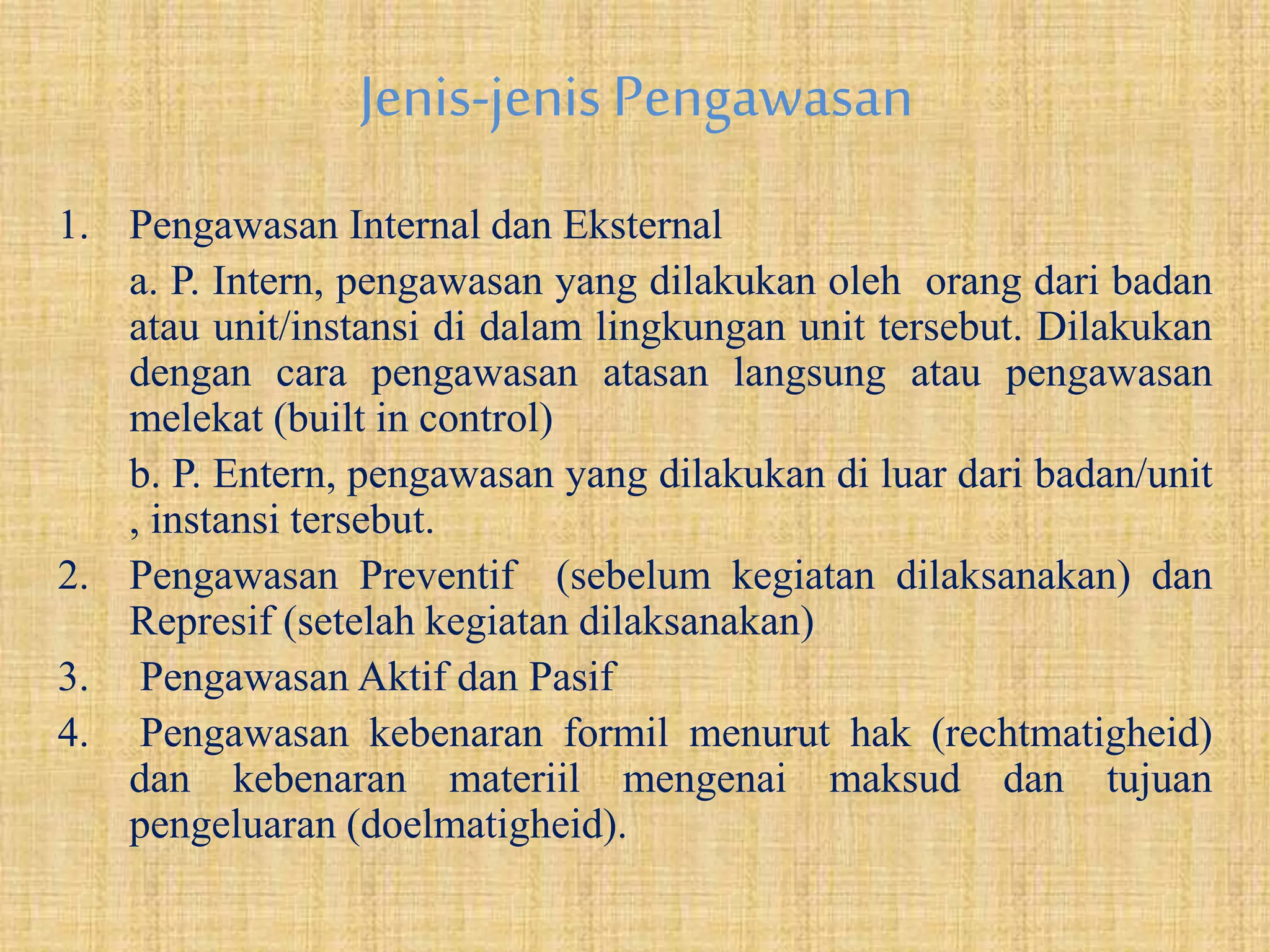 Pengawasan dan Kontrol Pendidikan | PPTX