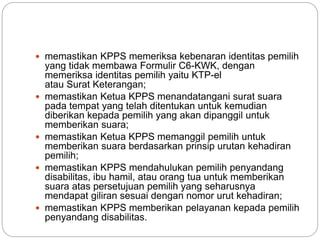 Pengawasan pungut hitung bagi ptps | PPTX