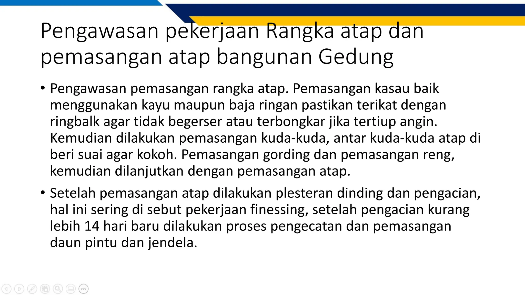 Pengawas Struktur jenjang 5 ,pemahama smkk dilapangan dan penerapan nya ...