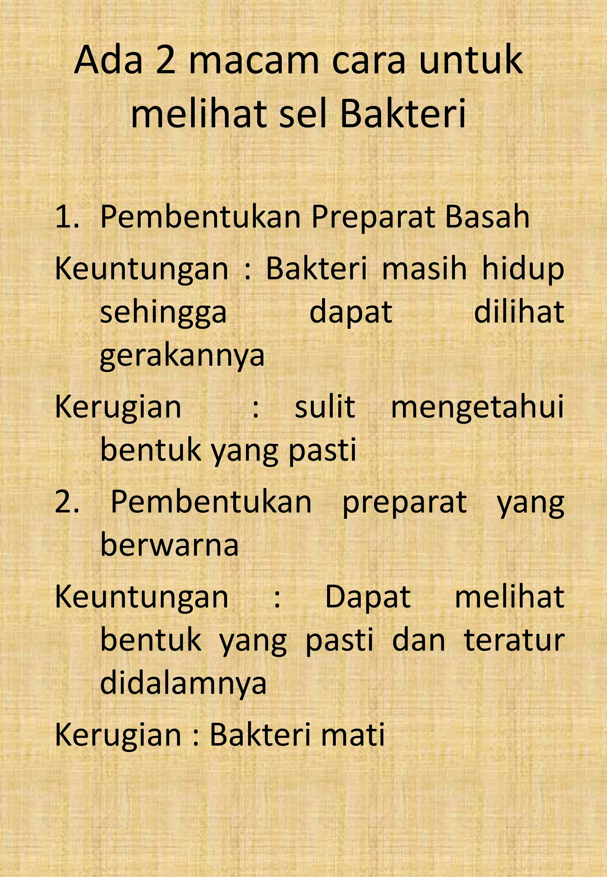Pengecatan bakteri | PPTX