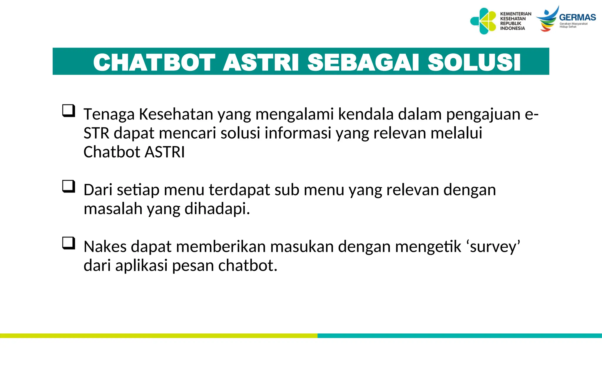 Pengecekan autentifikasi ESTR dan Chatbot ASTRI fix - materi pak ida.ppt