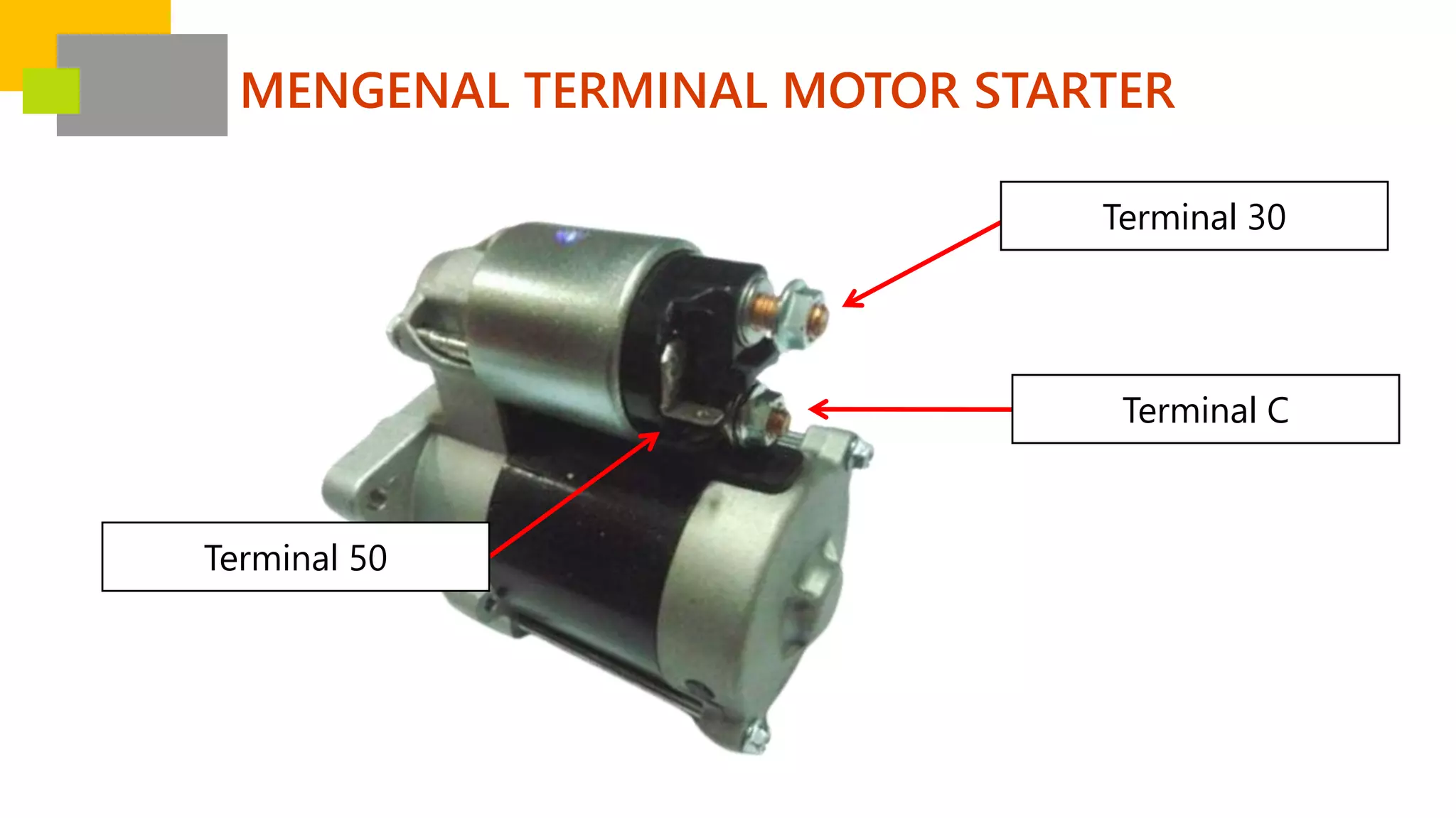 PENGECEKAN MOTOR STARTER.pptx