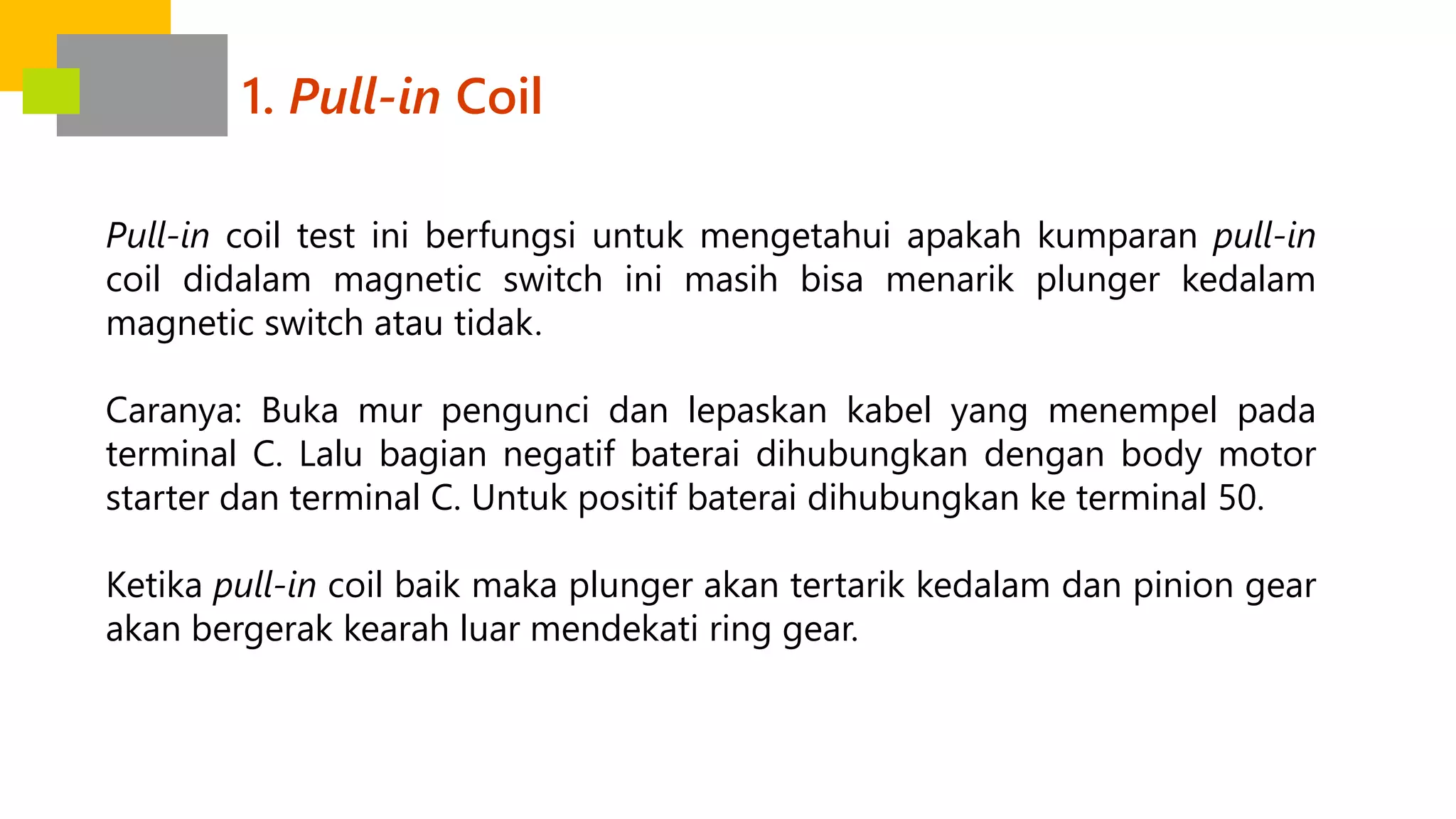 PENGECEKAN MOTOR STARTER.pptx