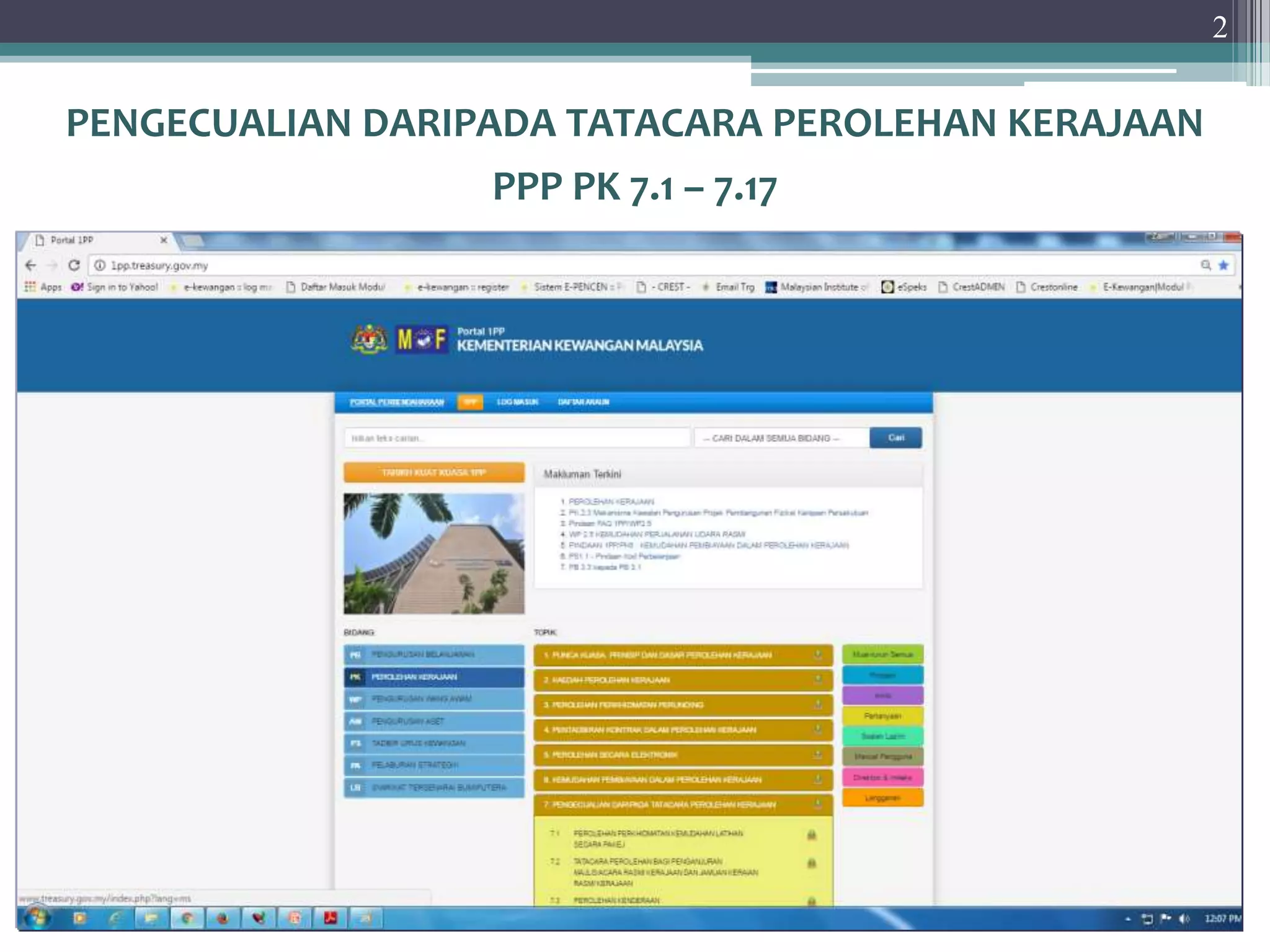 Pengecualian Tatacara Perolehan.ppt