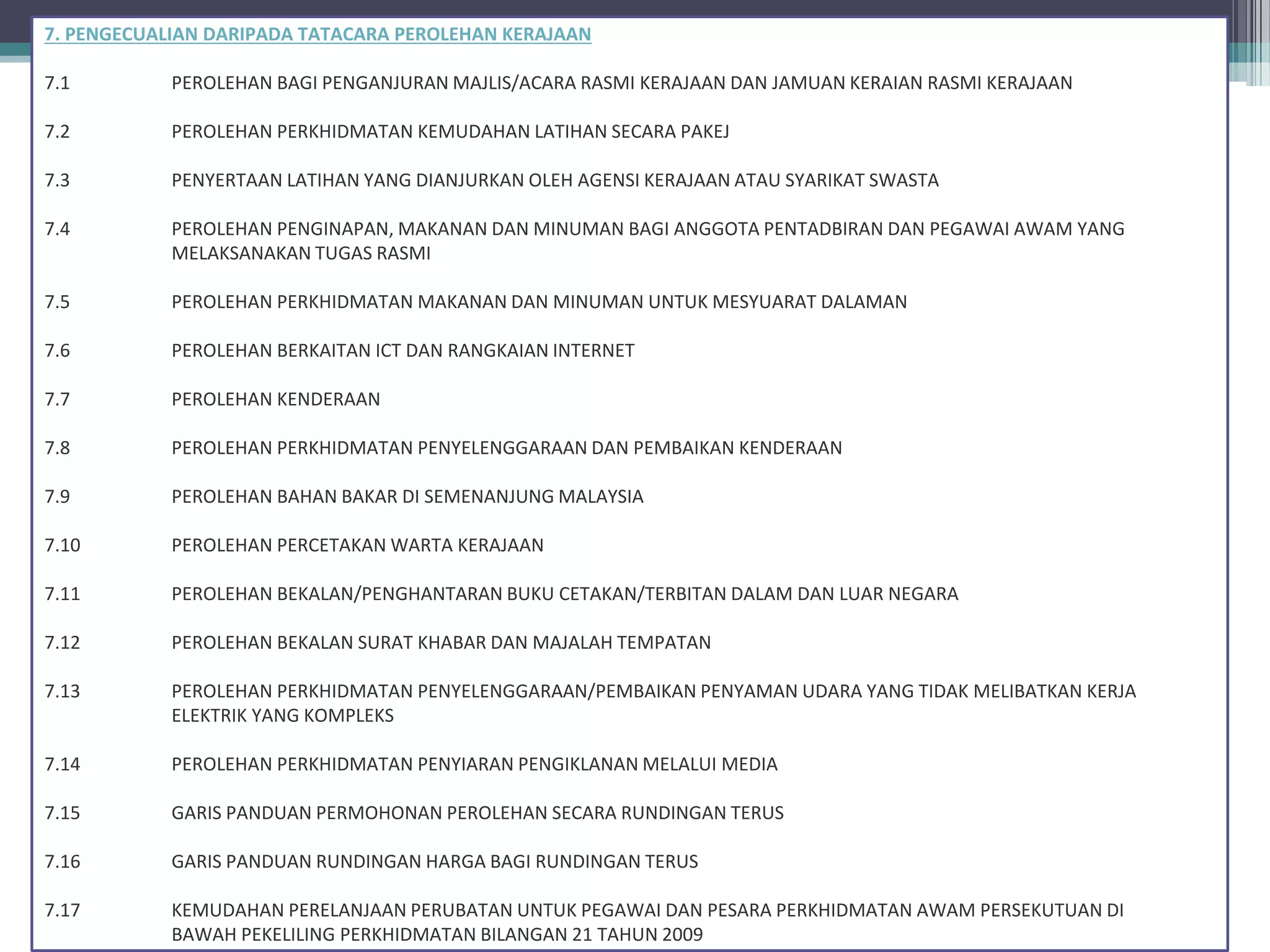 Pengecualian Tatacara Perolehan.ppt