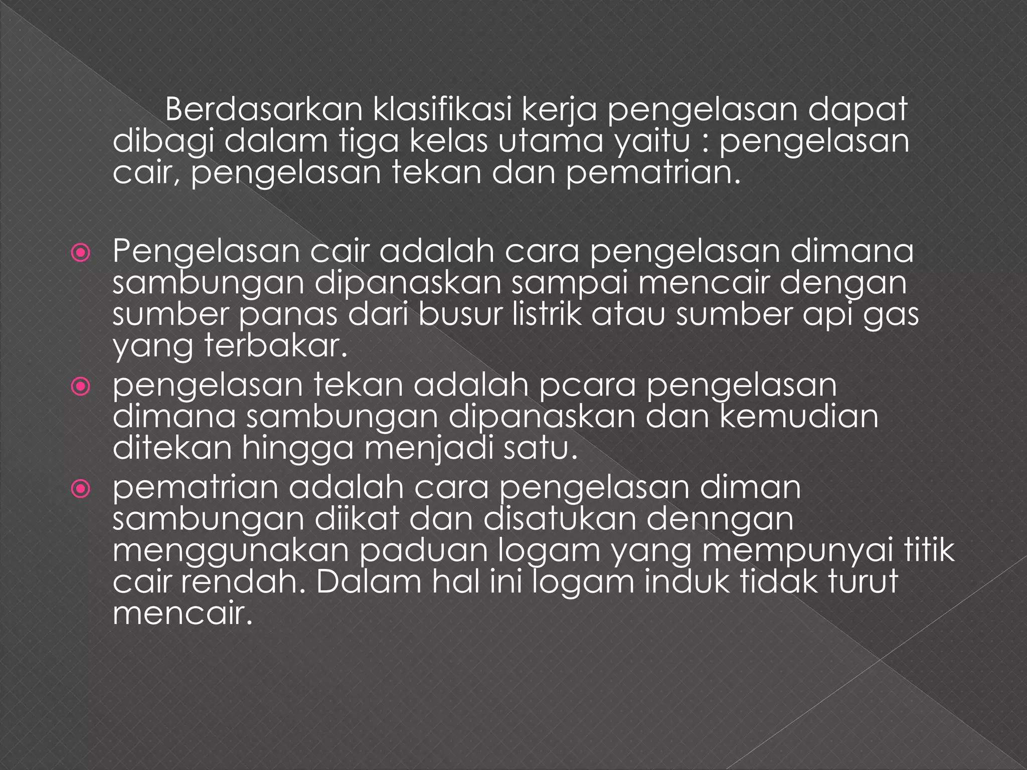 Teknik Pengelasan | PPTX