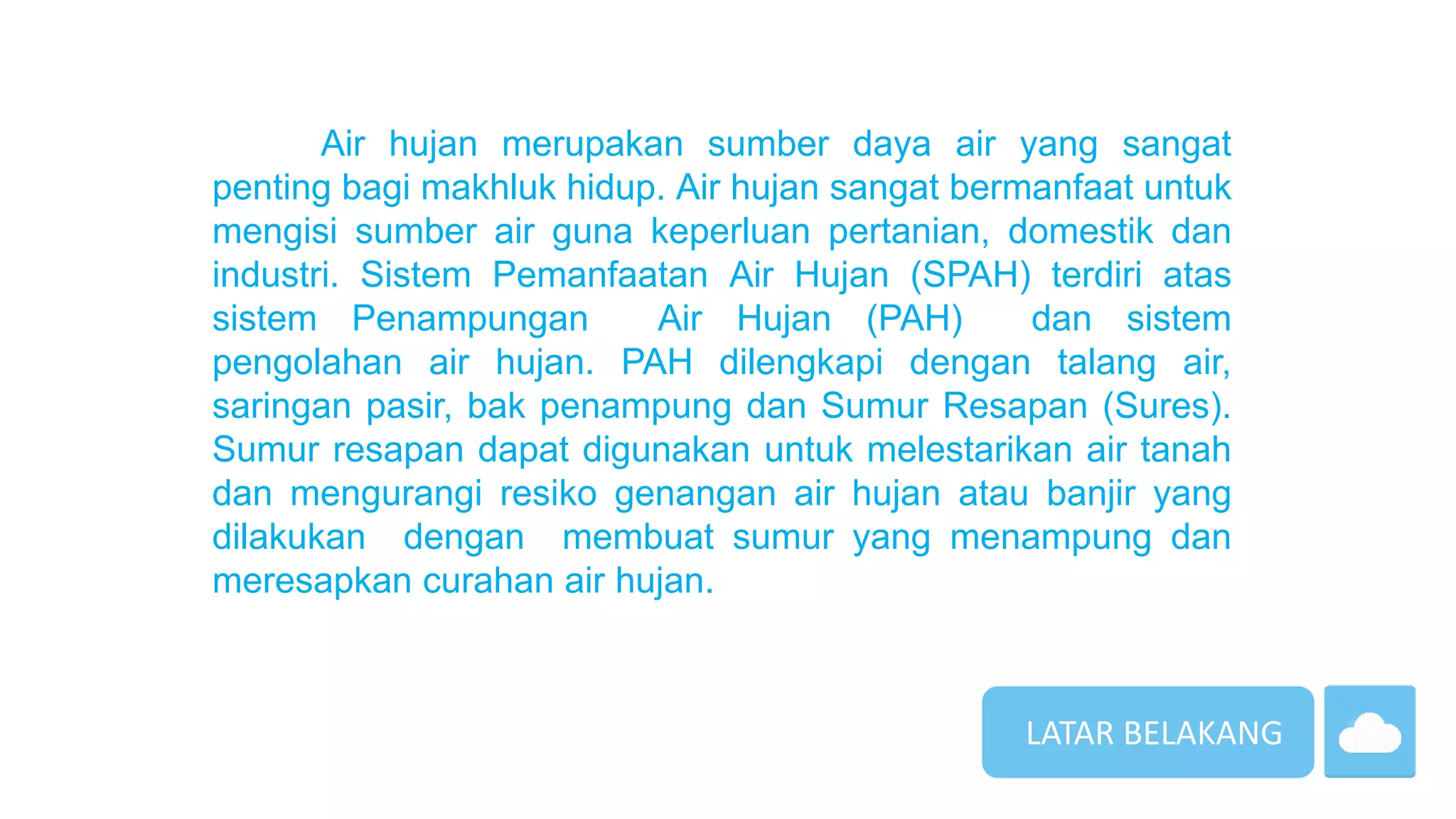 Pengelolaan Air Hujan | PPTX