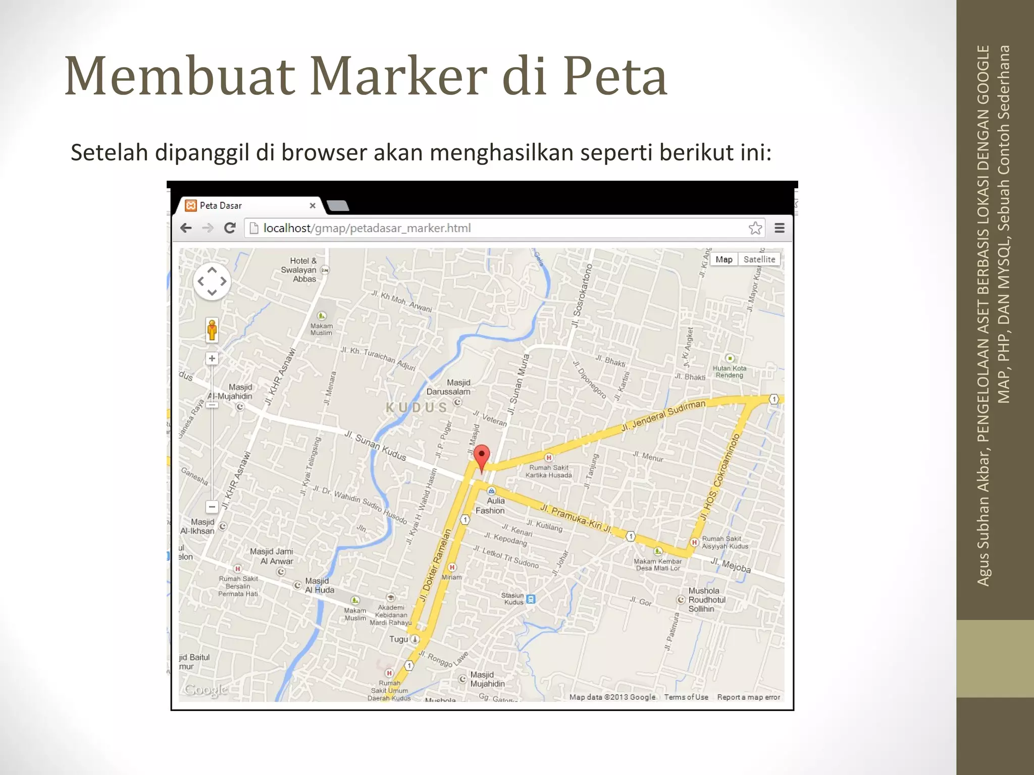 Pengelolaan aset berbasis lokasi dengan Google Map, PHP, dan MySQL | PPS