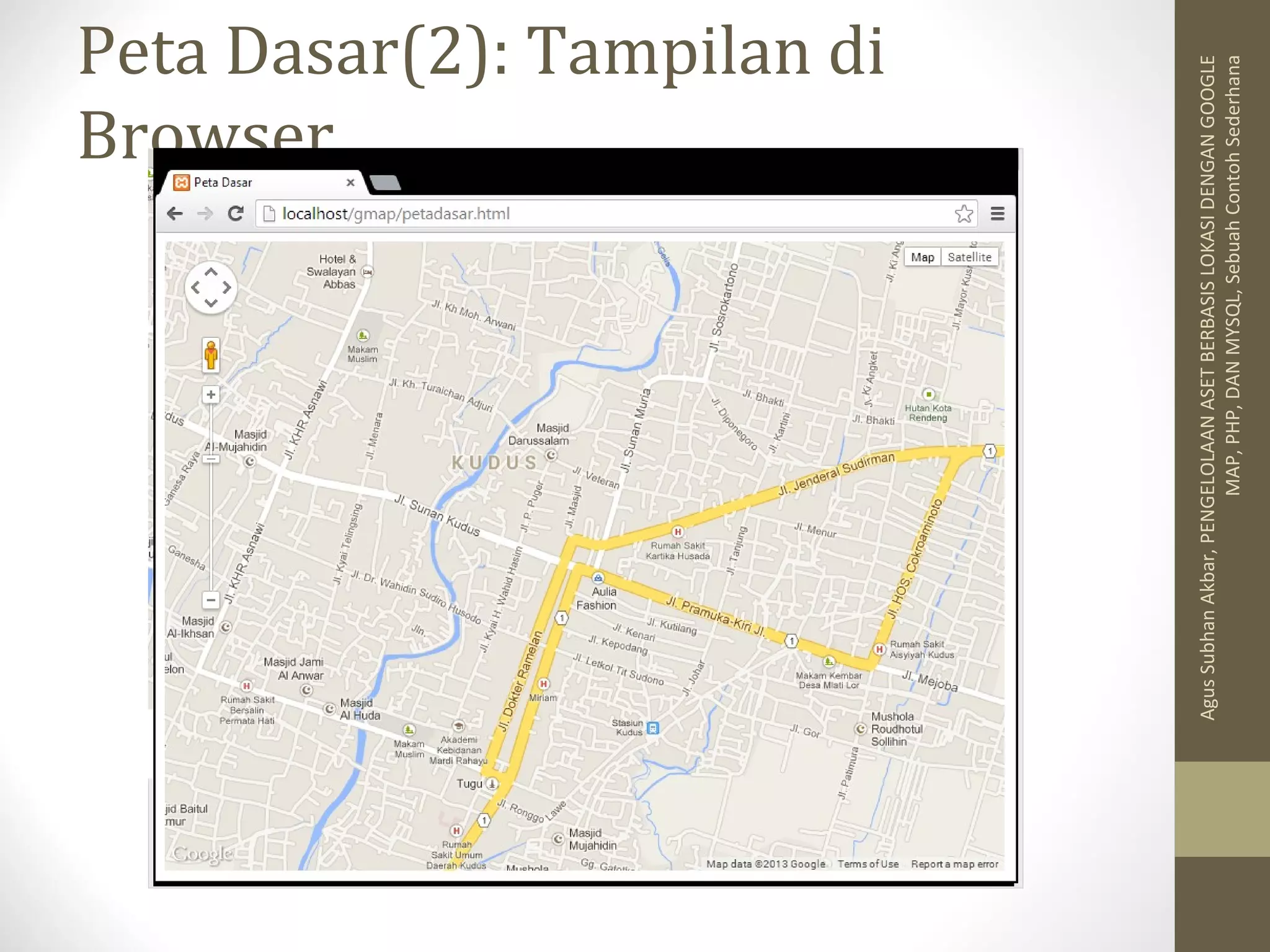 Pengelolaan aset berbasis lokasi dengan Google Map, PHP, dan MySQL | PPS