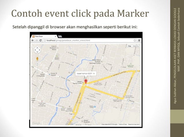 Pengelolaan aset berbasis lokasi dengan Google Map, PHP, dan MySQL | PPS