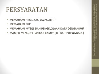 Pengelolaan aset berbasis lokasi dengan Google Map, PHP, dan MySQL | PPS