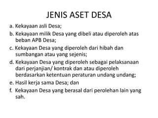 PENGELOLAAN ASET DESA.pptx