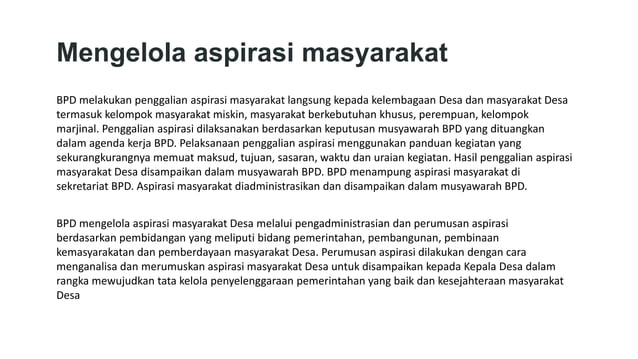 Pengelolaan Aspirasi Masyarakat oleh BPD.pptx