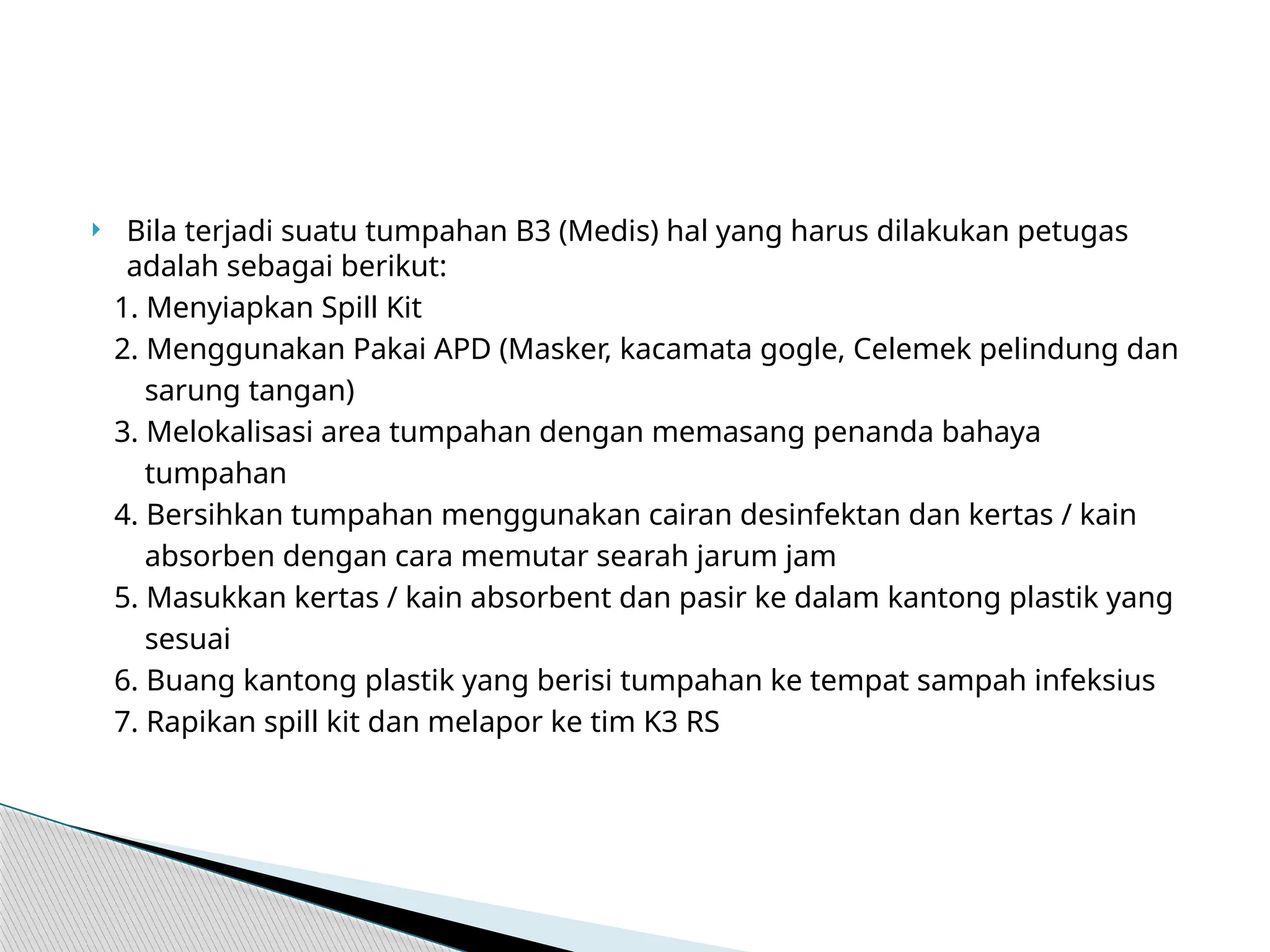PENGELOLAAN bahan berbahaya beracun di rumah sakit | PPTX