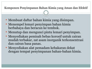 Materi Kuliah Pengelolaan Bahan Kimia Baru | PPTX