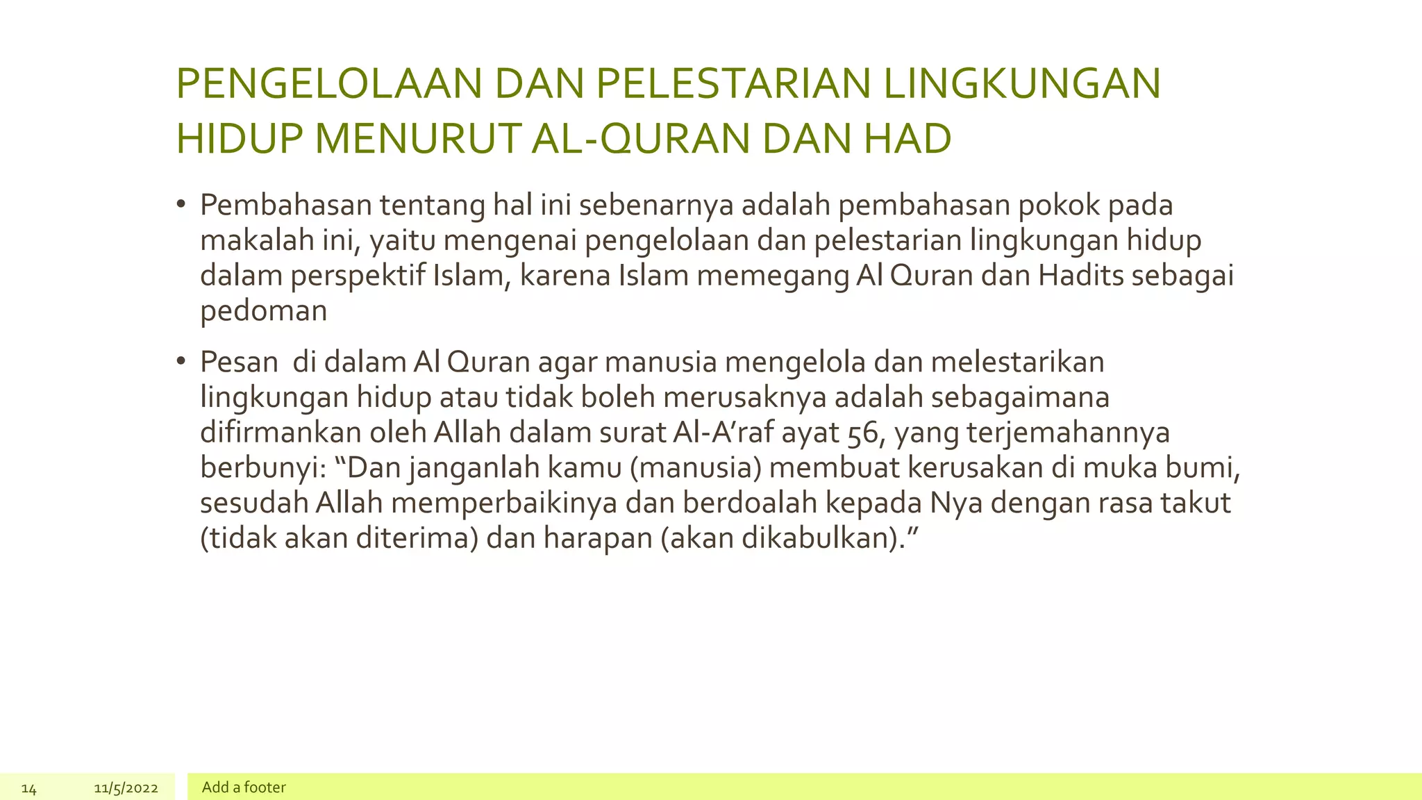 PENGELOLAAN DAN PELESTARIAN LINGKUNGAN HIDUP DALAM PERSPEKTIF ISLAM.pptx