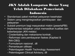Pengelolaan dan pemanfaatan dana kapitasi jkn pada fktp ppsdm bu gema | PPT